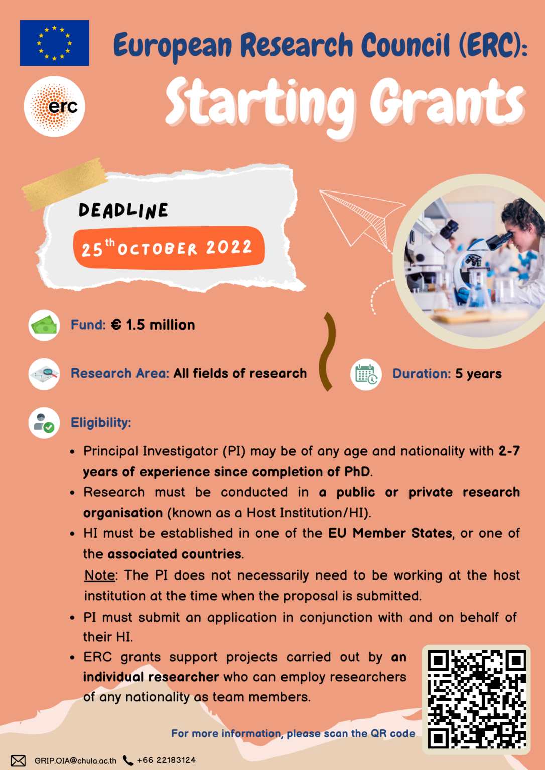 European Research Council (ERC): Starting Grants - Office of ...