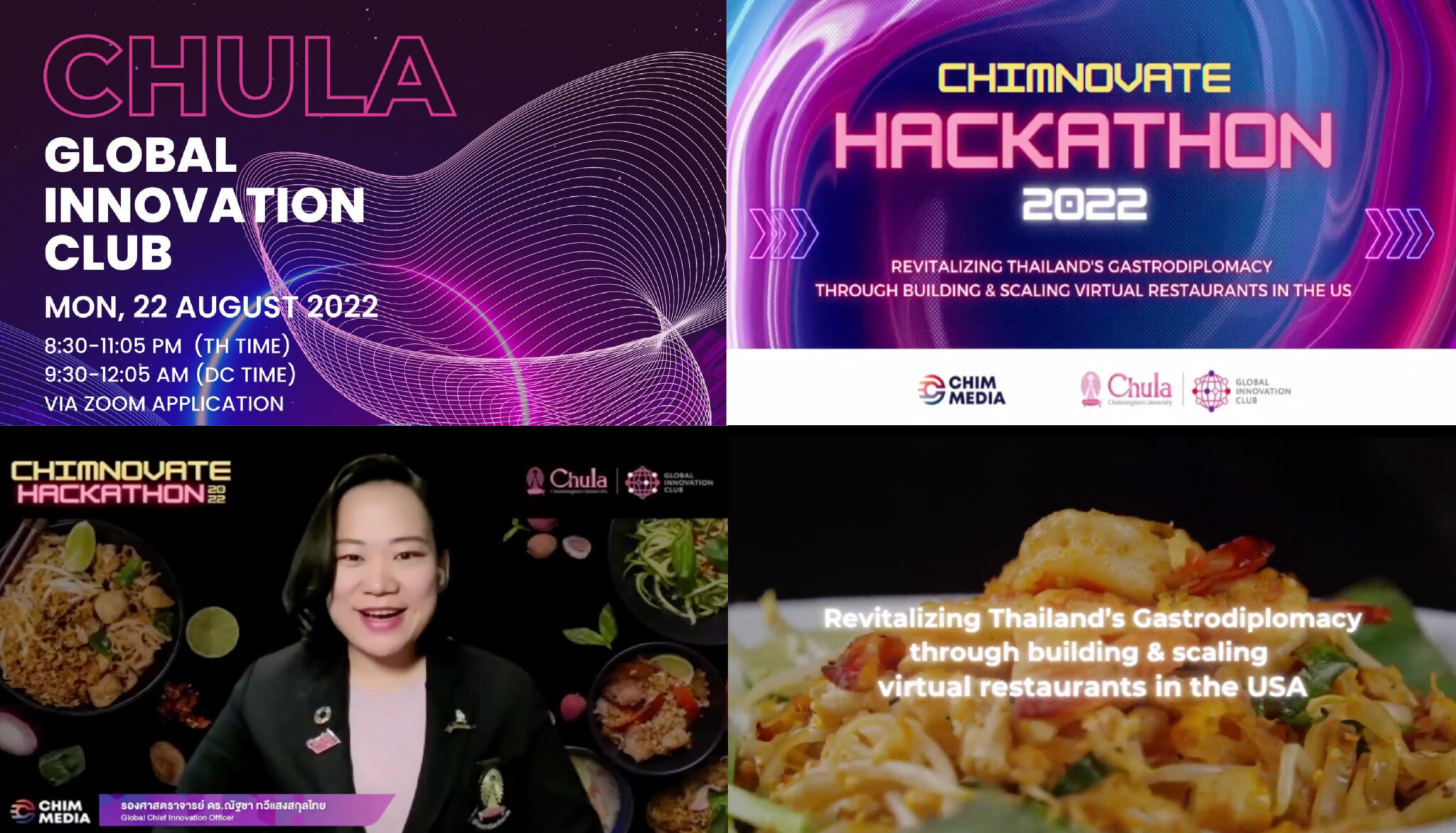 Global Chief Innovation Officer, Assoc. Prof. Natcha Thawesaengskulthai, Ph.D., Presiding over ...