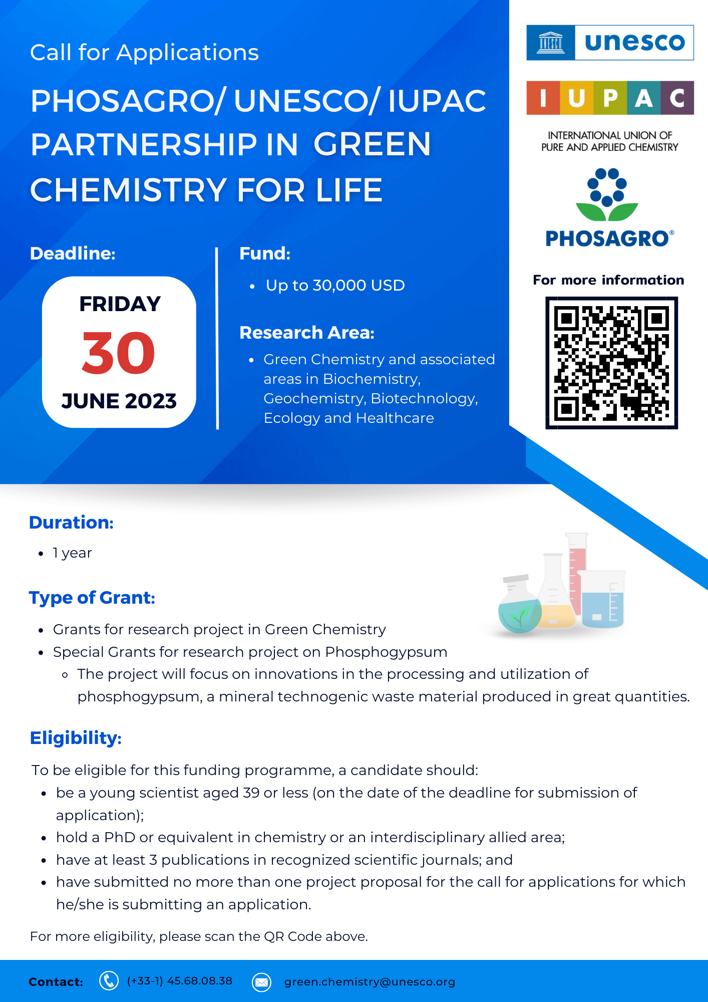 PhosAgro/ UNESCO/ IUPAC Partnership in Green Chemistry for Life ...