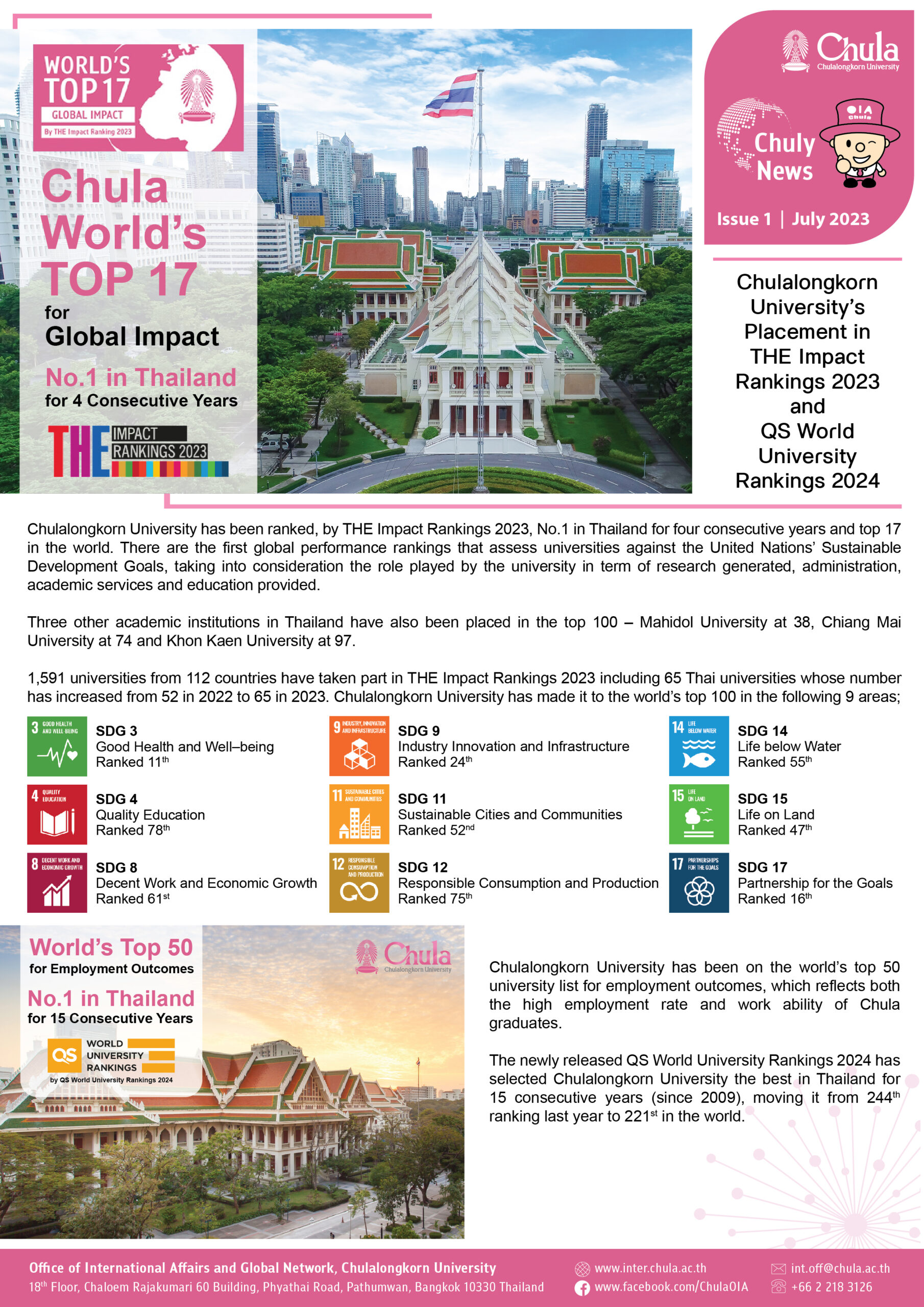 Chuly News - Office of International Affairs and Global Network