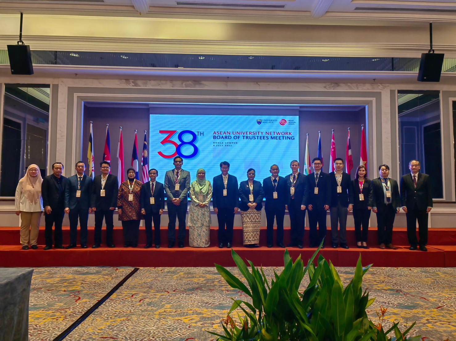 Chulalongkorn University President Participating in the 38th AUN Board ...