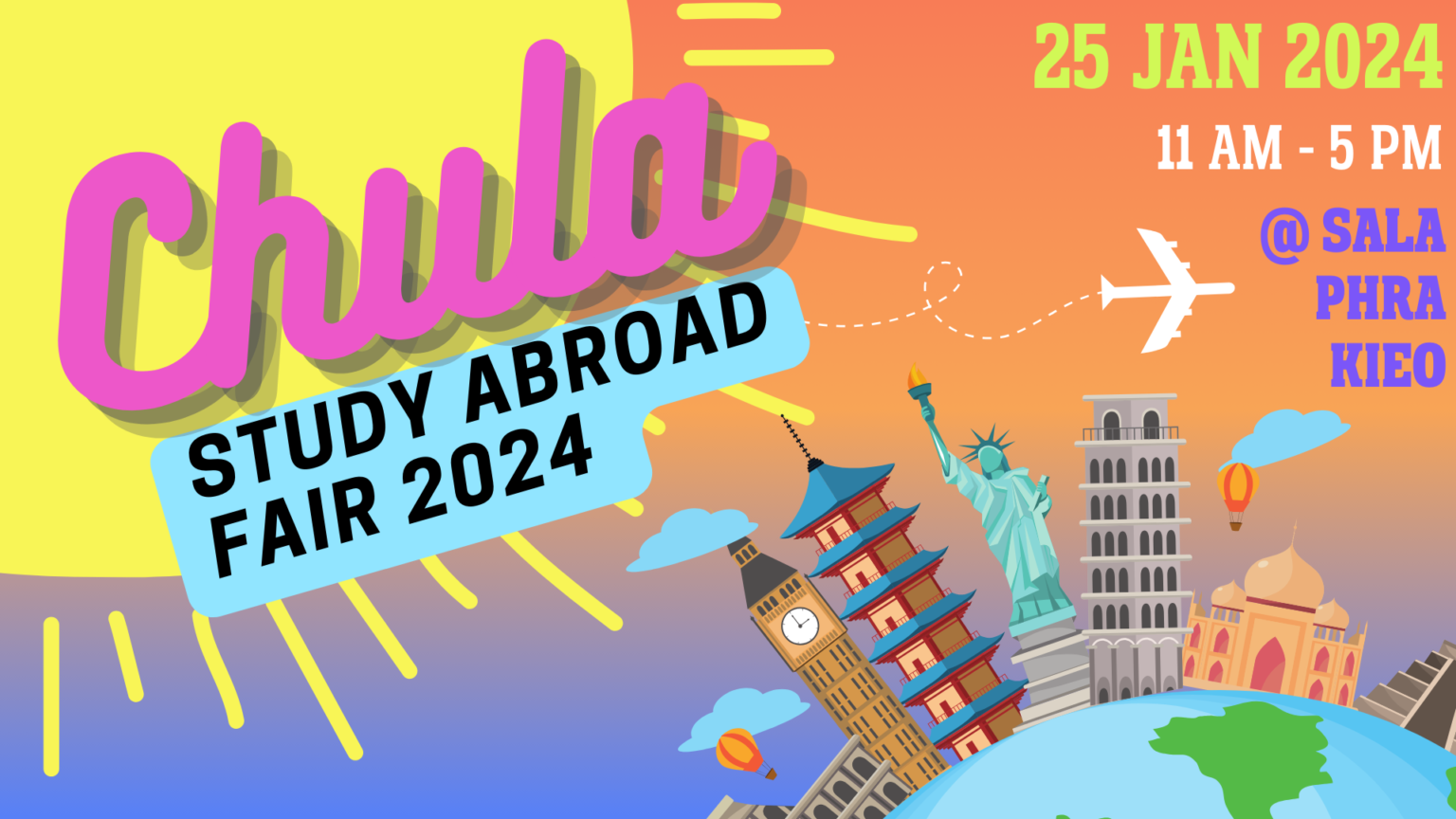 Chula Study Abroad Fair 2024 - CUSAF2024