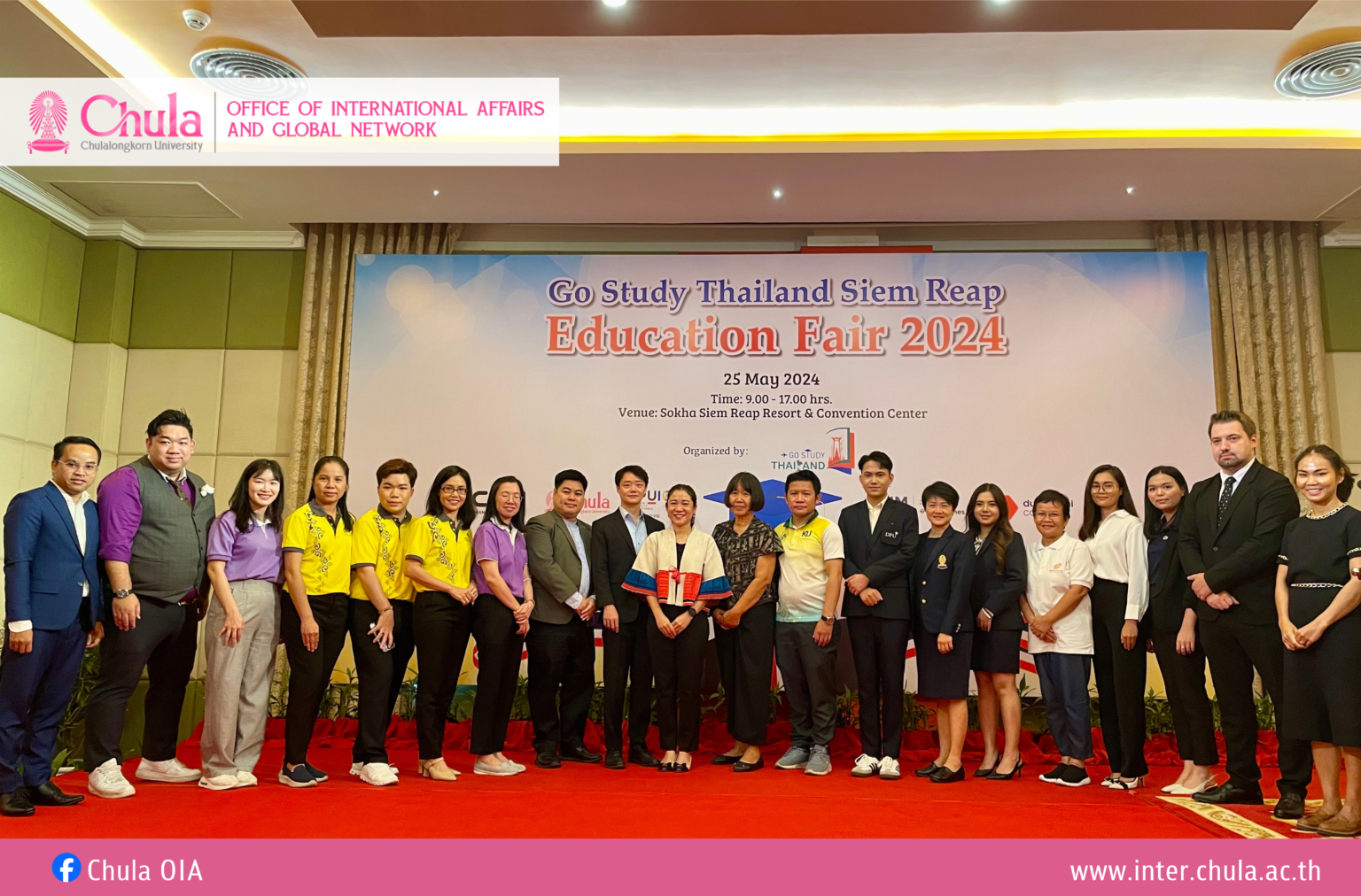 Chulalongkorn University’s participation in the Go Study Thailand Siem Reap Education Fair 2024 ...