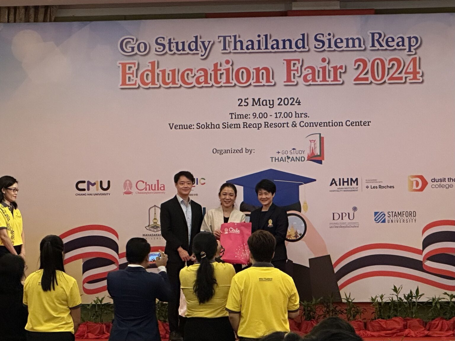 Chulalongkorn University’s participation in the Go Study Thailand Siem Reap Education Fair 2024 ...