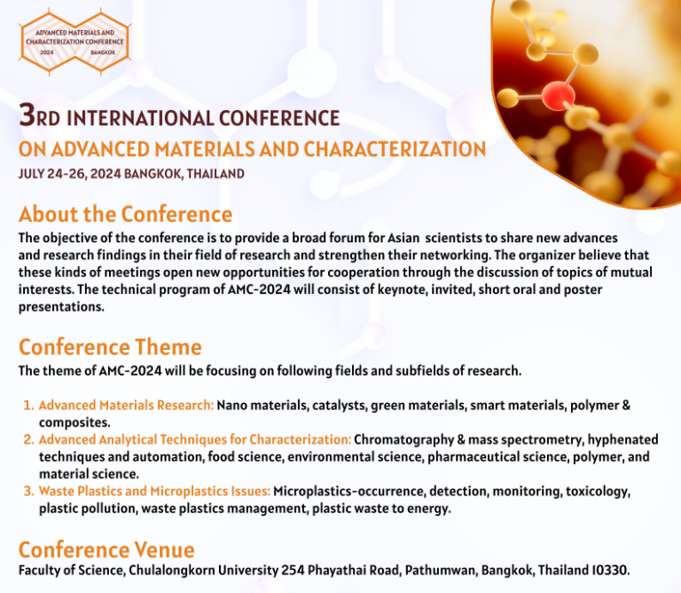 The 3rd International Conference on Advanced Materials and ...