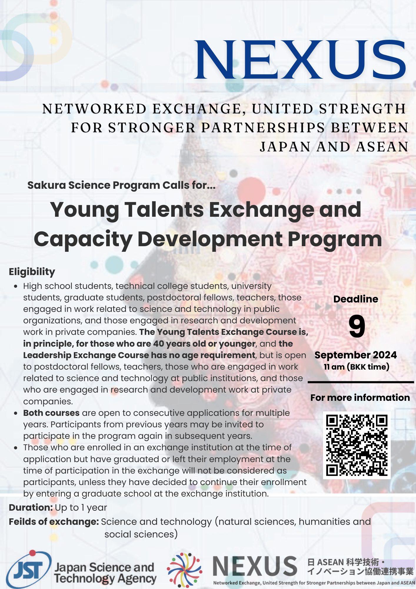 NEXUS: Young Talents Exchange and Capacity Development - Office of ...