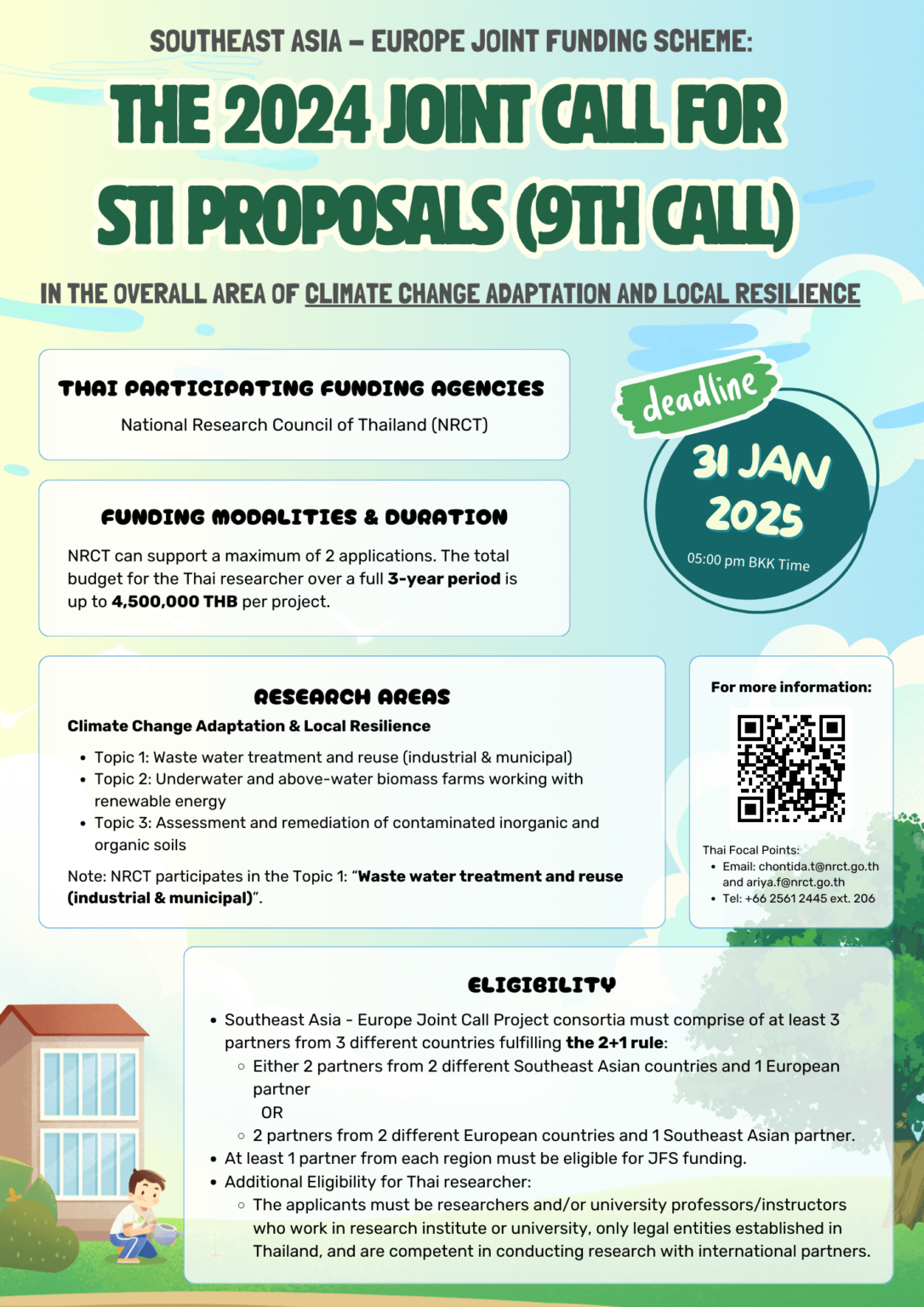 Southeast Asia – Europe Joint Funding Scheme (JFS): The 2024 Joint Call ...