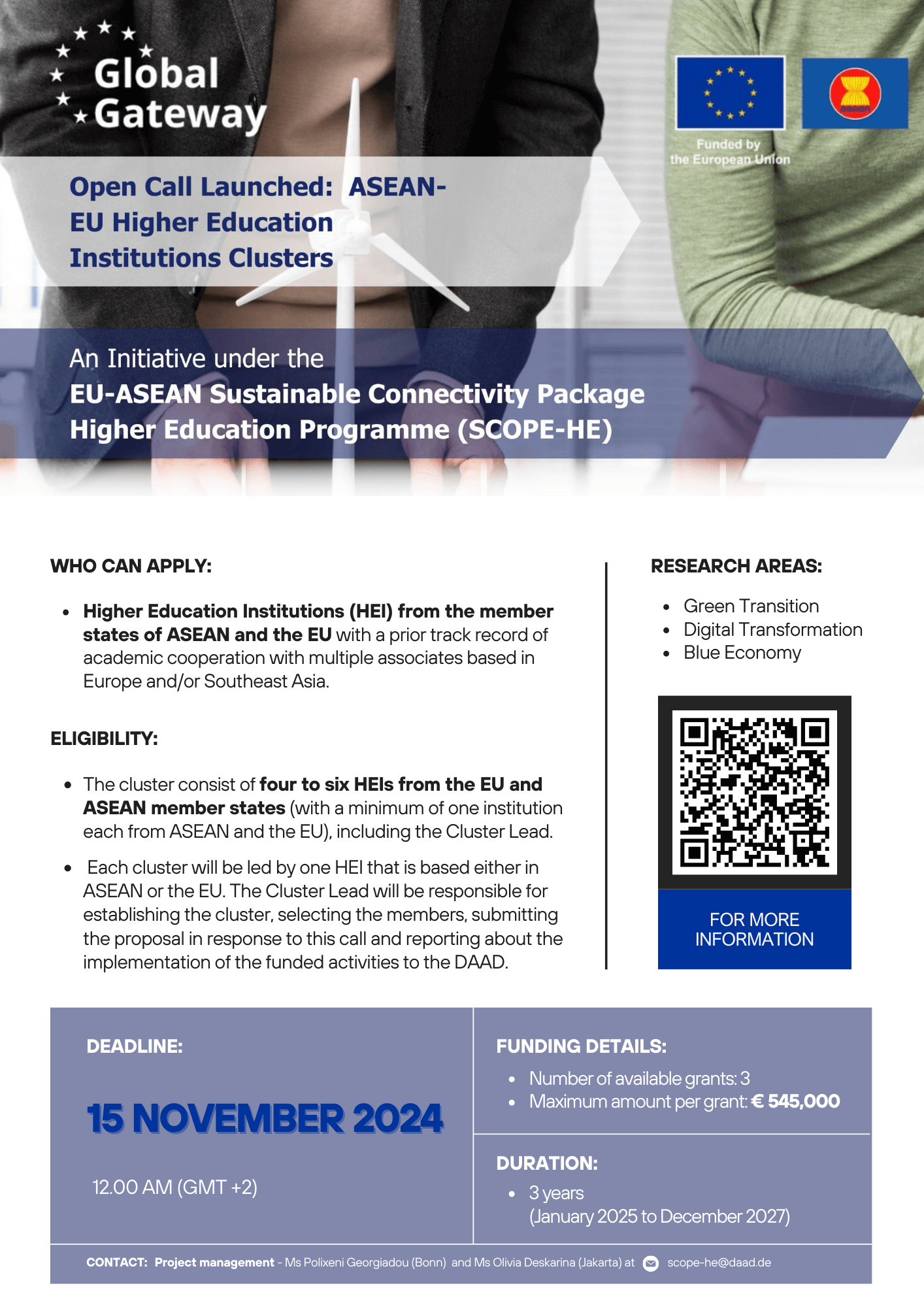 EU – ASEAN Higher Education Institution Clusters Fostering Academic ...