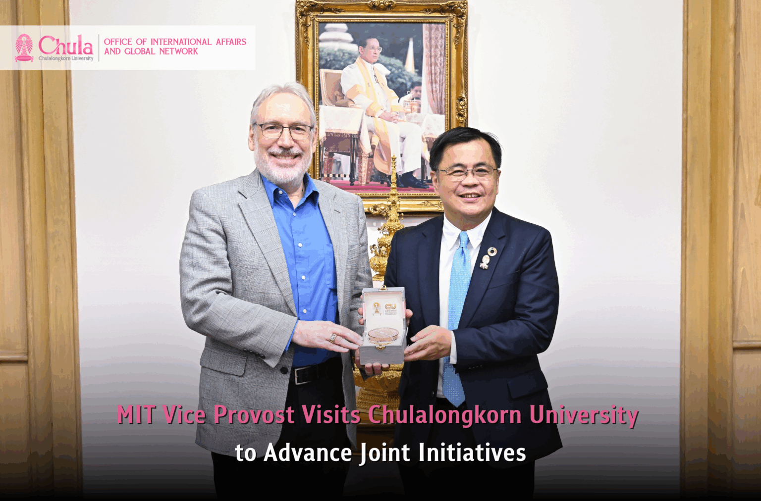 MIT Vice Provost Visits Chulalongkorn University to Advance Joint ...