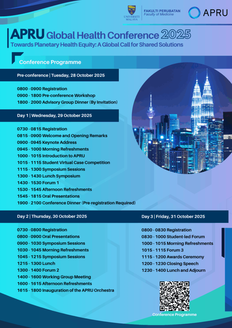 [Open for Registration] The 18th APRU Global Health Conference 2025 ...