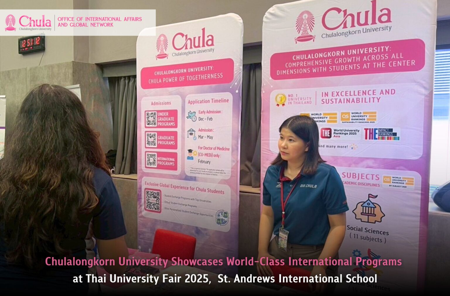 Chulalongkorn University Showcases World-Class International Programs at Thai University Fair ...