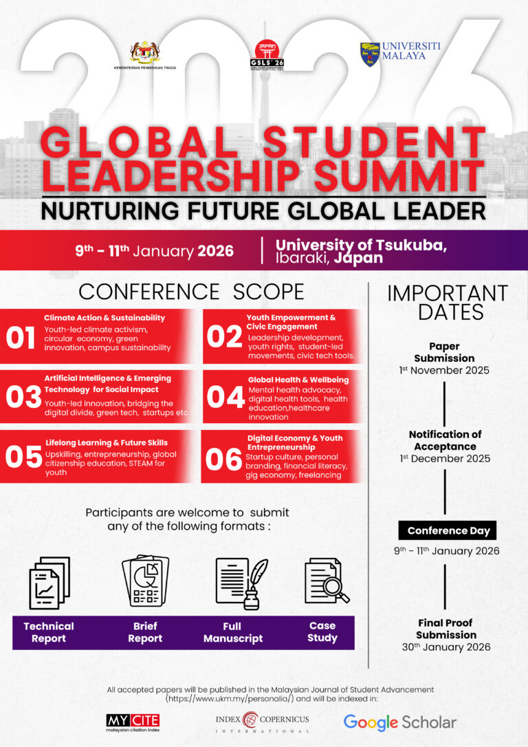 Call for Papers: Global Student Leadership Summit (GSLS) 2026 - Office ...
